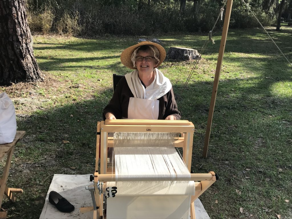 Colonial Weaving at Fort Frederica - Sharing Horizons