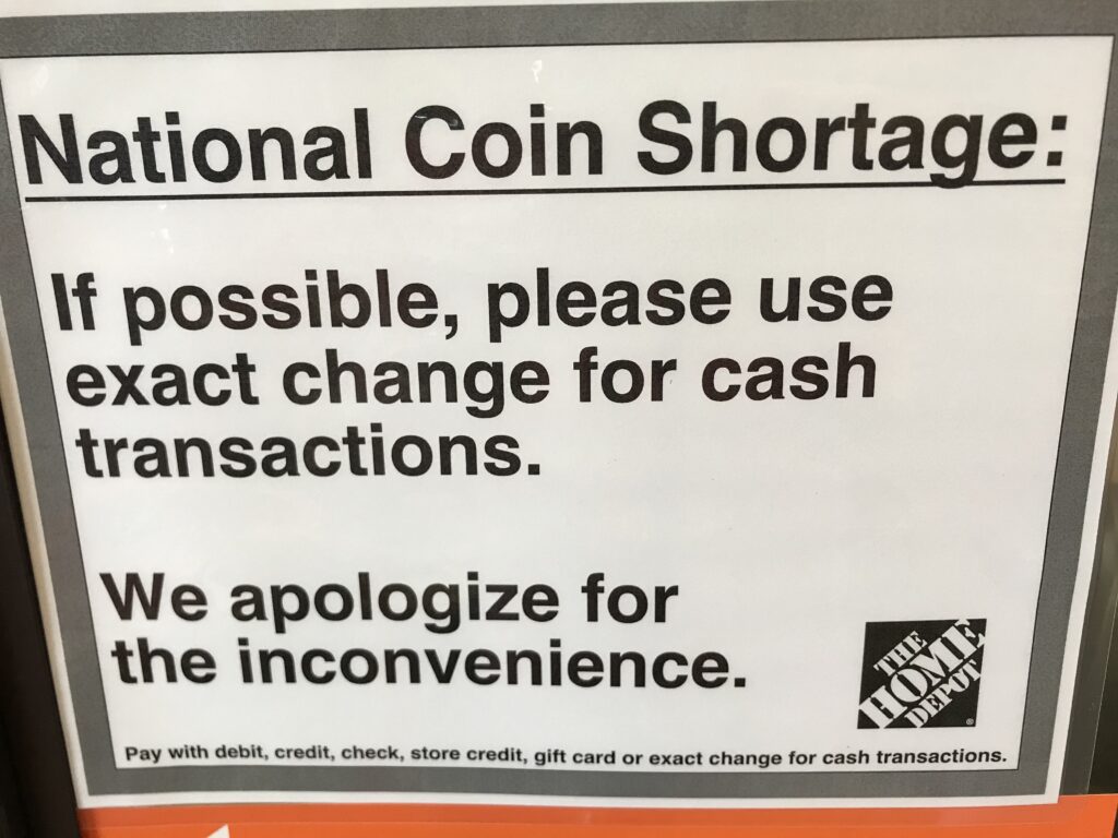 Coin Shortage a Result of Pandemic - Sharing Horizons