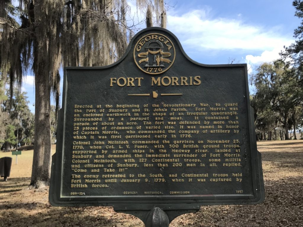 Fort Morris State Historic Site - Sharing Horizons
